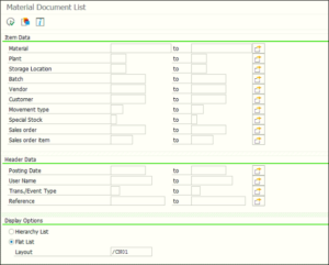 Useful reports in Material Management
