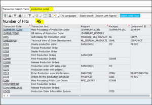 Ways to find Tables and Transaction codes in SAP