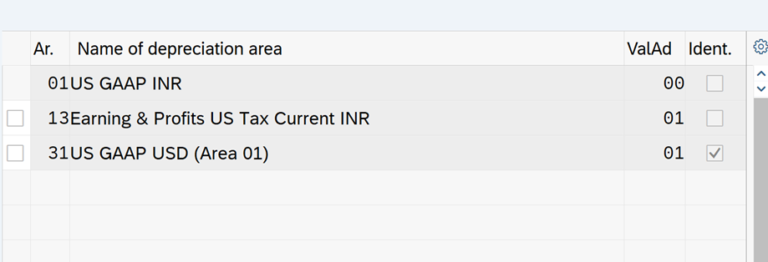 Configure Depreciation area for foreign group currency in SAP - FICO