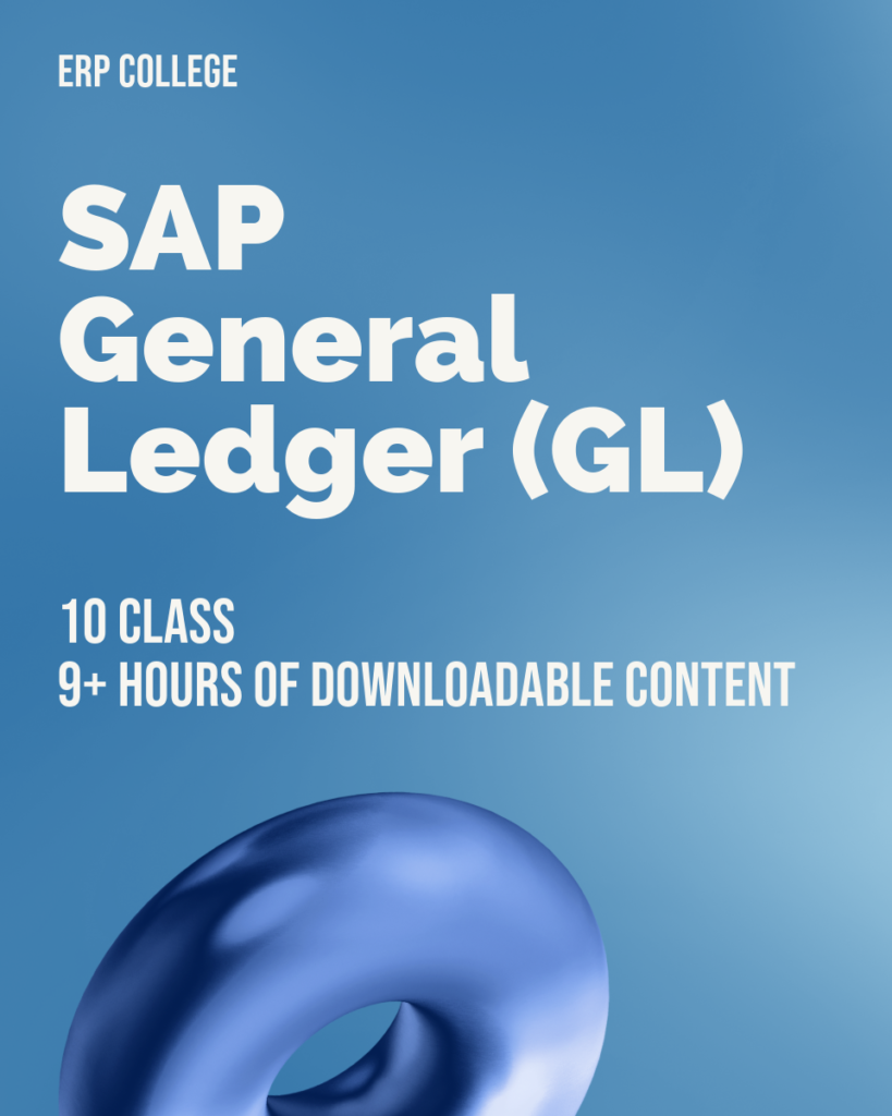 SAP General Ledger (GL) Training