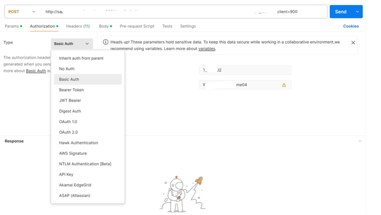 How to use Postman tool to test SAP Interfaces - FICO